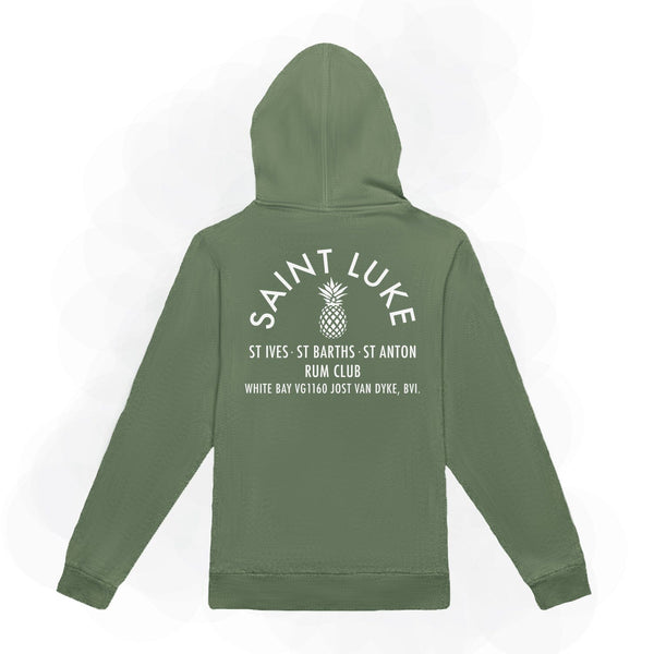 Saint Luke Rum Club Olive Hoodie - SAINT LUKE