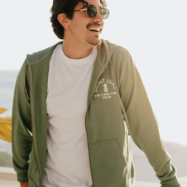 Saint Luke Rum Club Olive Hoodie - SAINT LUKE